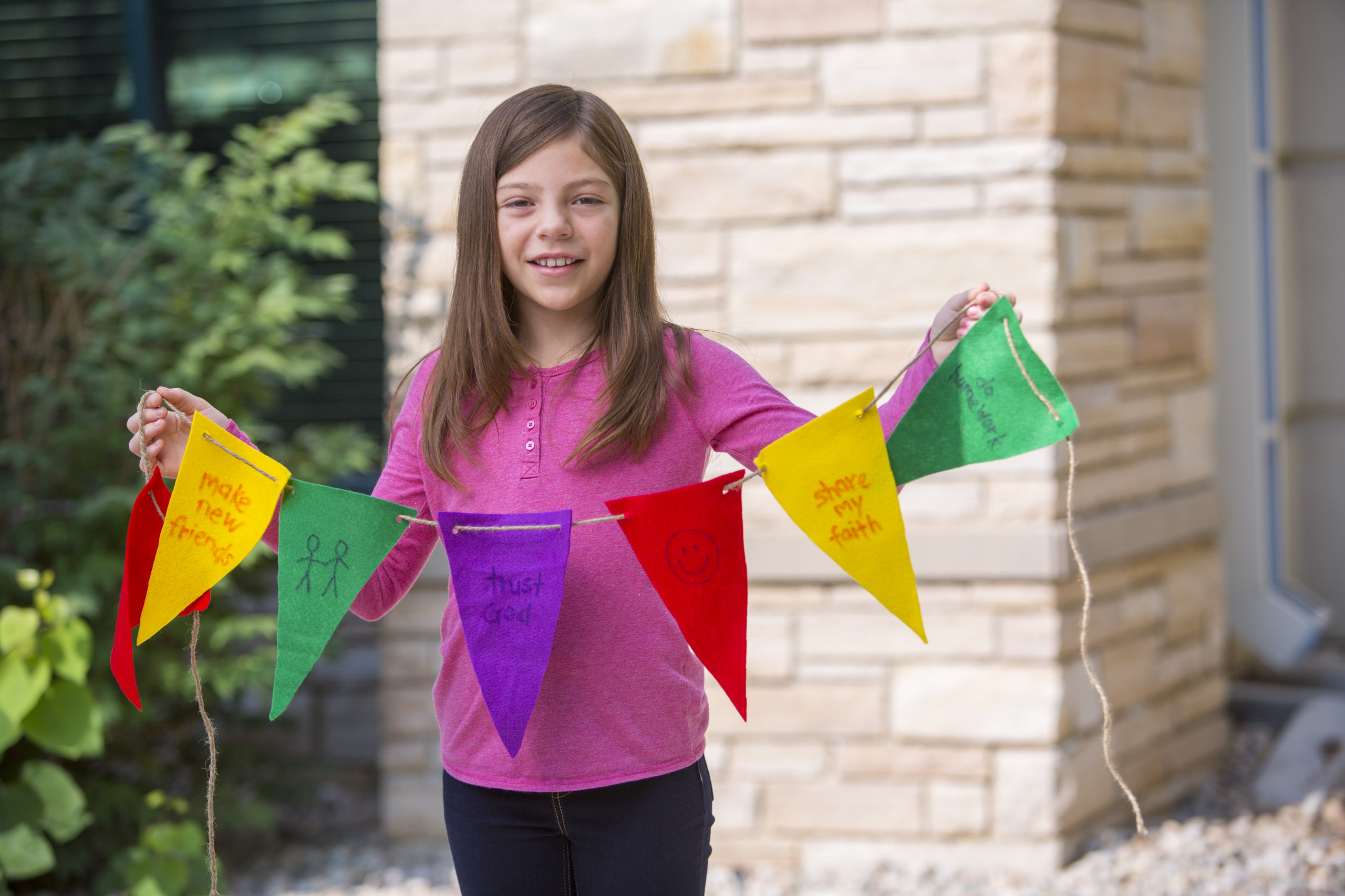 Thanksgiving Craft: Pennant Pockets